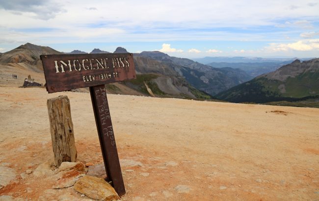 Imogene Pass between Telluride and Ouray Colorado - MountainZone